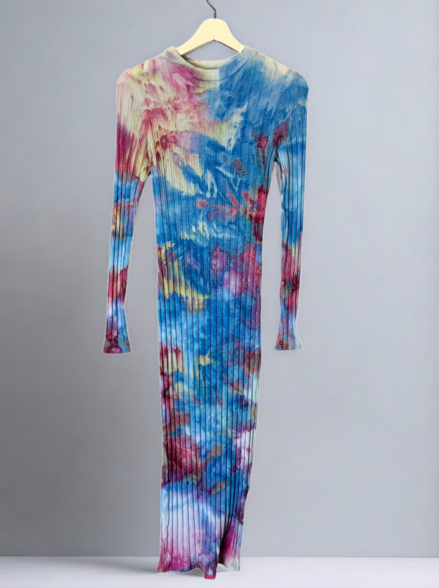 Sample-Cocoon Dress in Pastel – riverside tool & dye