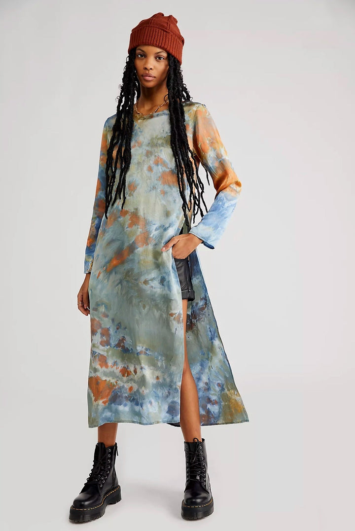 Sway Silk Maxi Top – riverside tool & dye